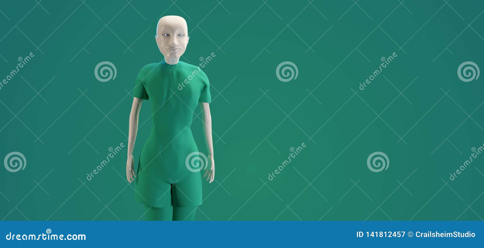 Robot Help Support 3d-illustration Artificial Intelligence Stock ...