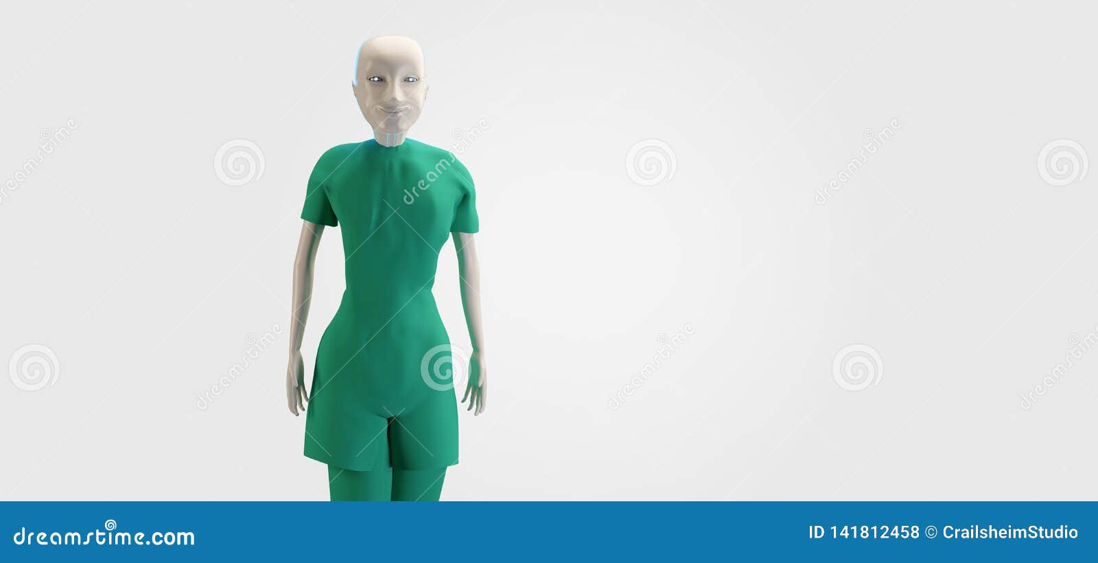 Robot Help Support 3d-illustration Artificial Intelligence Stock ...