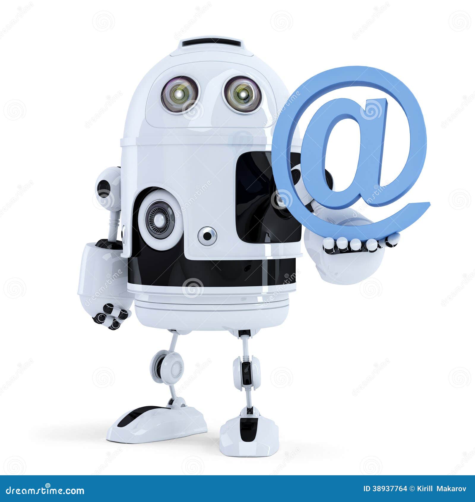 Email Man Robot Technology Stock Illustrations – 166 Email Man Robot ...