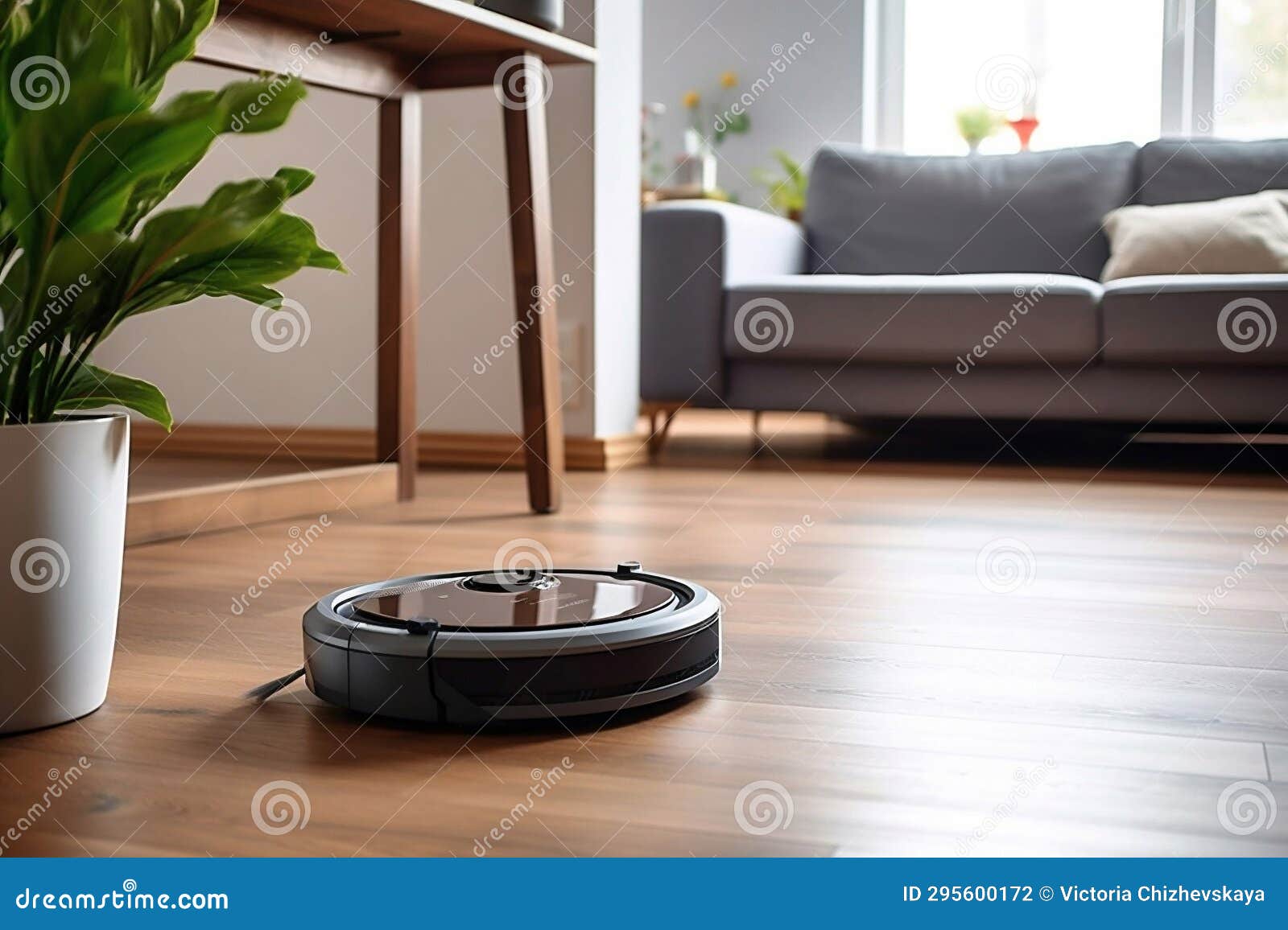 Robot Housework Floor Household Electronic Stock Photo - Image of ...