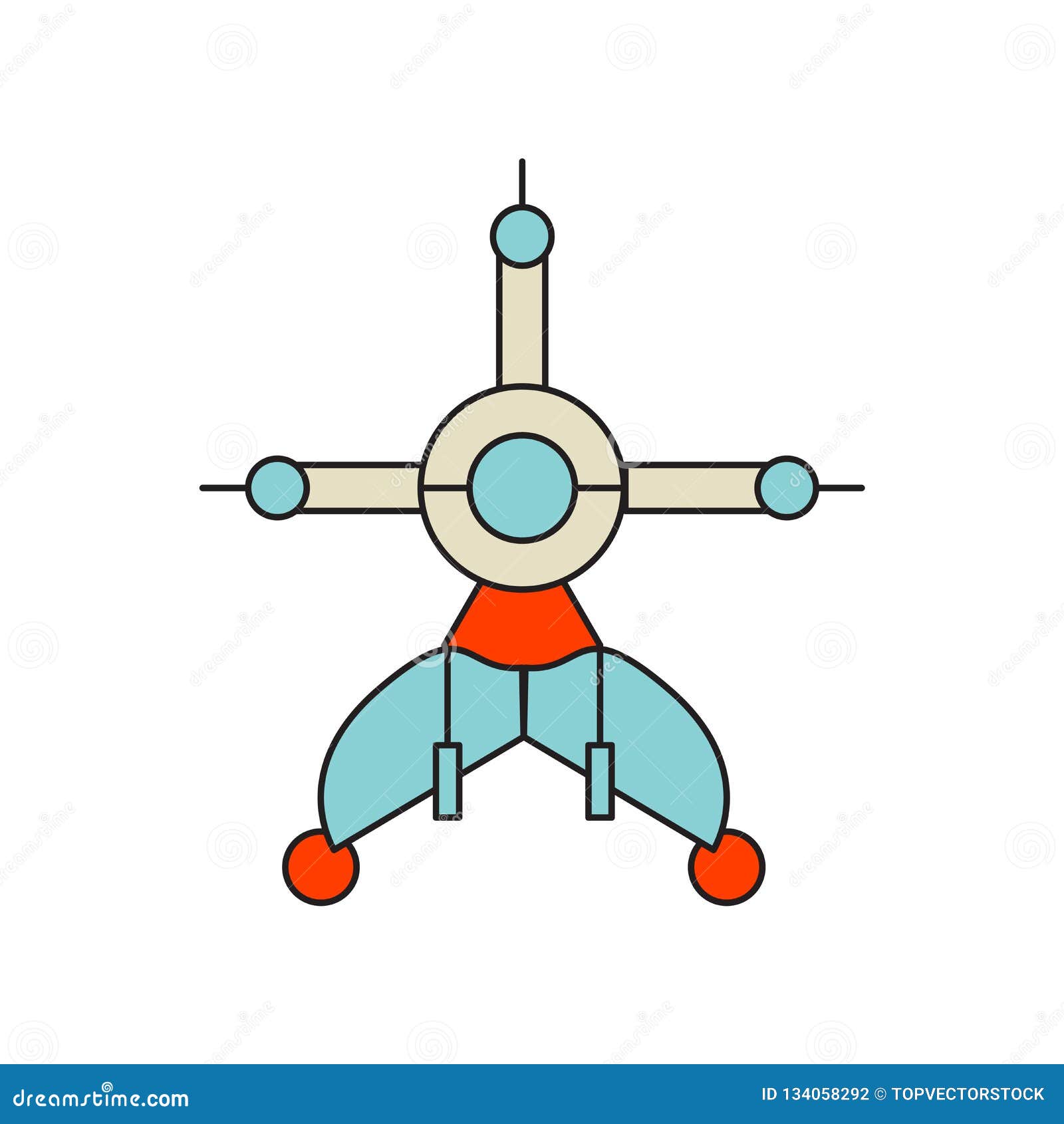 Robot Icon Vector Isolated on White Background, Robot Sign , Technology ...