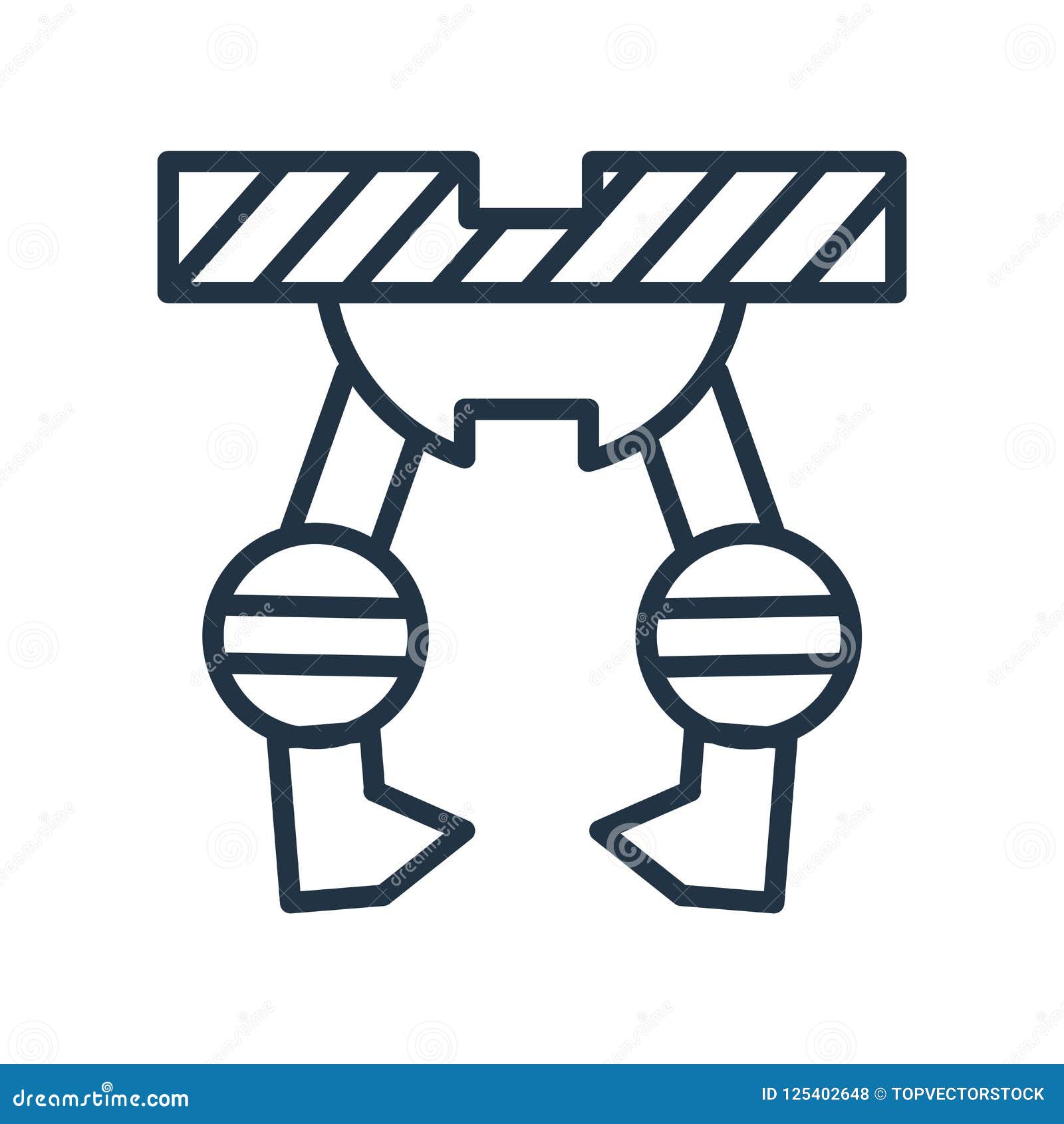 Robot Icon Vector Isolated on White Background, Robot Sign Stock ...