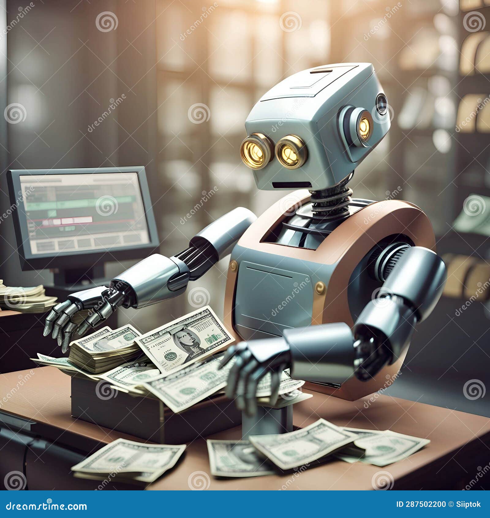 Money Making Robot Stock Photos - Free & Royalty-Free Stock Photos from ...