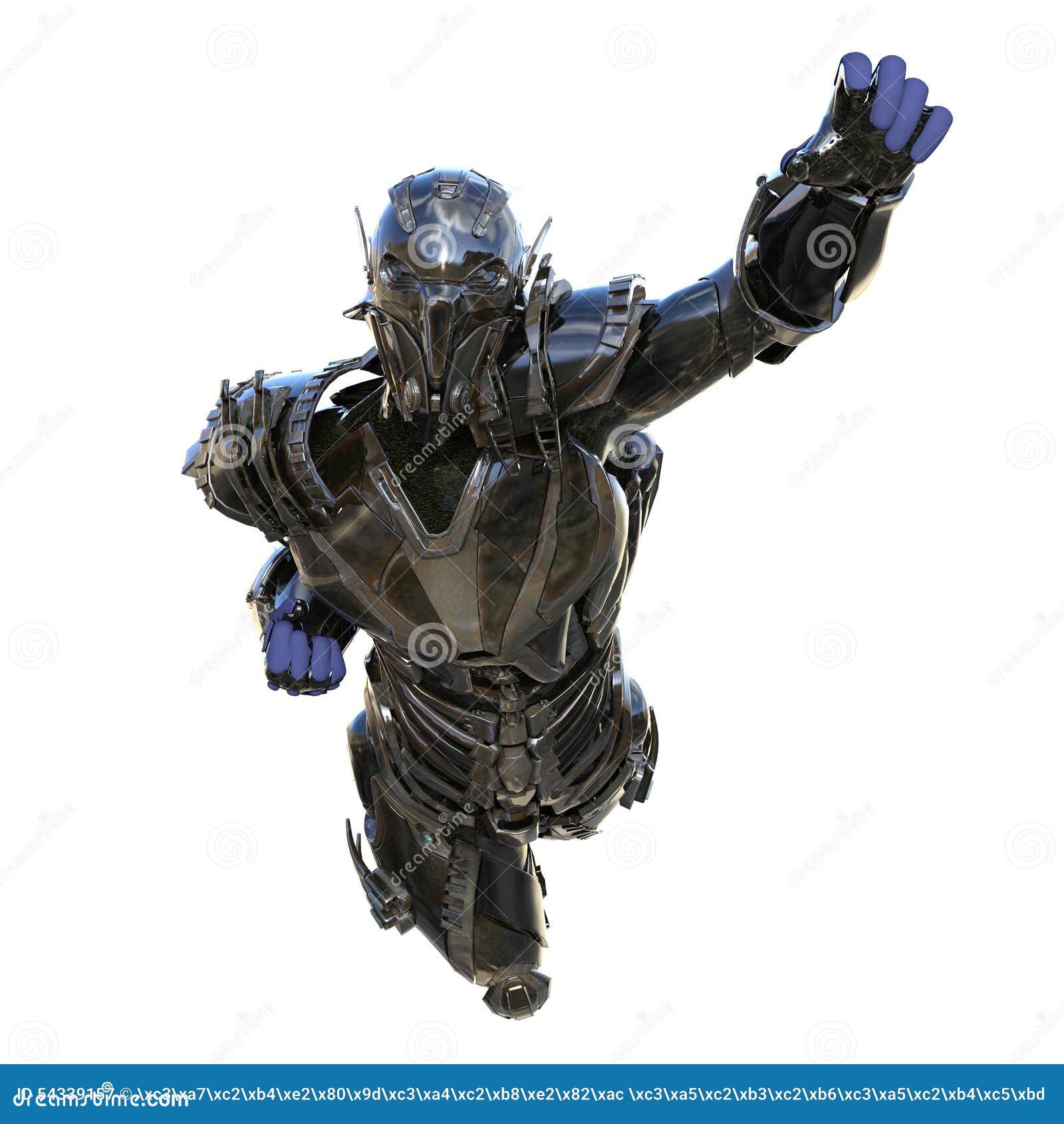 Robot stock illustration. Illustration of body, cyborg - 54339157