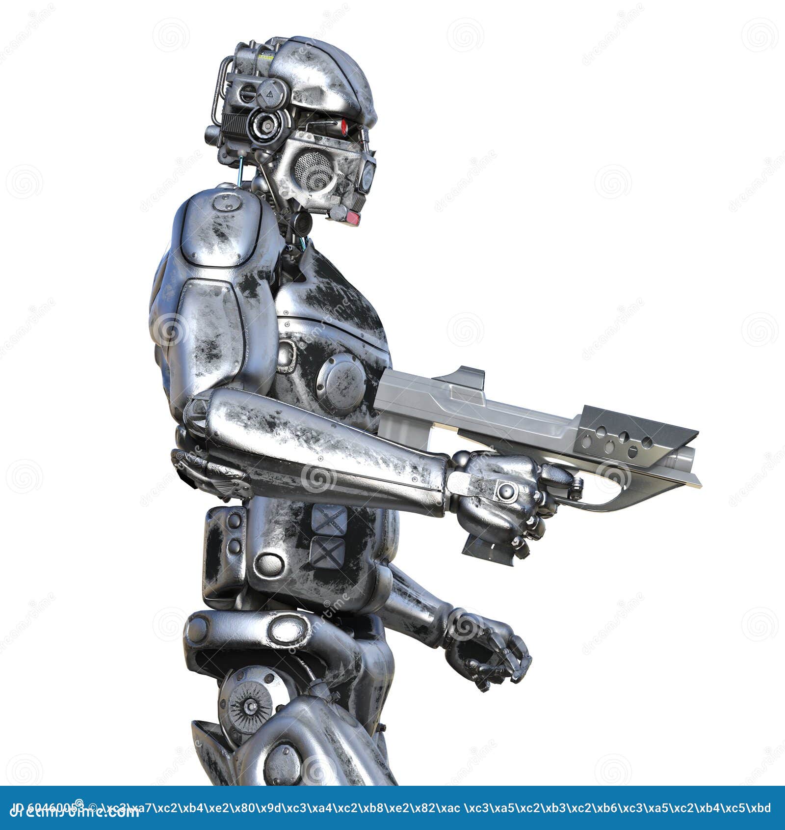 Robot stock illustration. Illustration of person, cyborg - 60460053