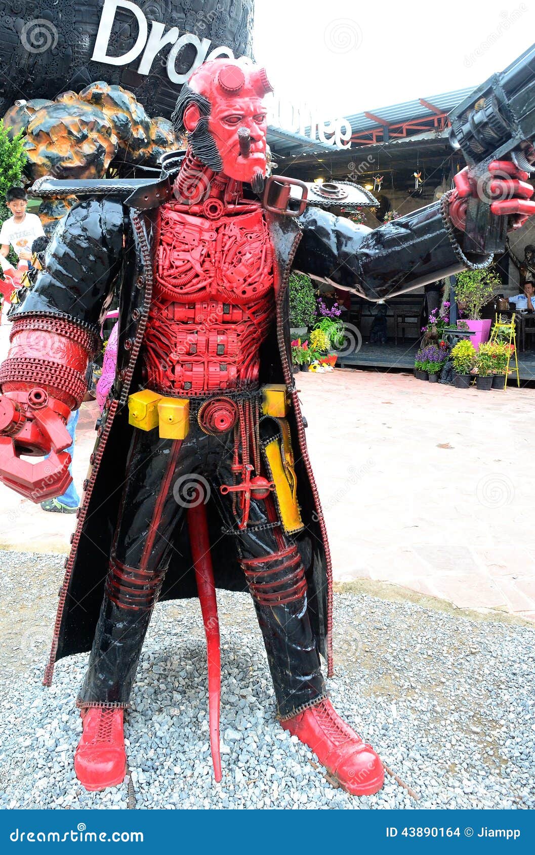 Robot Iron red editorial stock image. Image of japan - 43890164