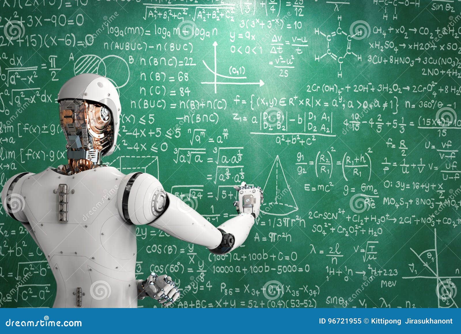 Robot Learning or Solving Problems Stock Illustration - Illustration of ... Robot Learning or Solving Problems Stock Illustration - Illustration of ...