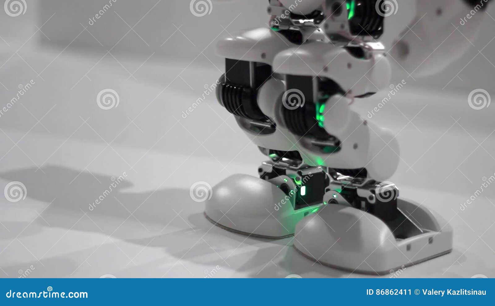 Robot Legs Dance. Robot Dance Steps. Mechanical Technology Stock Video ...
