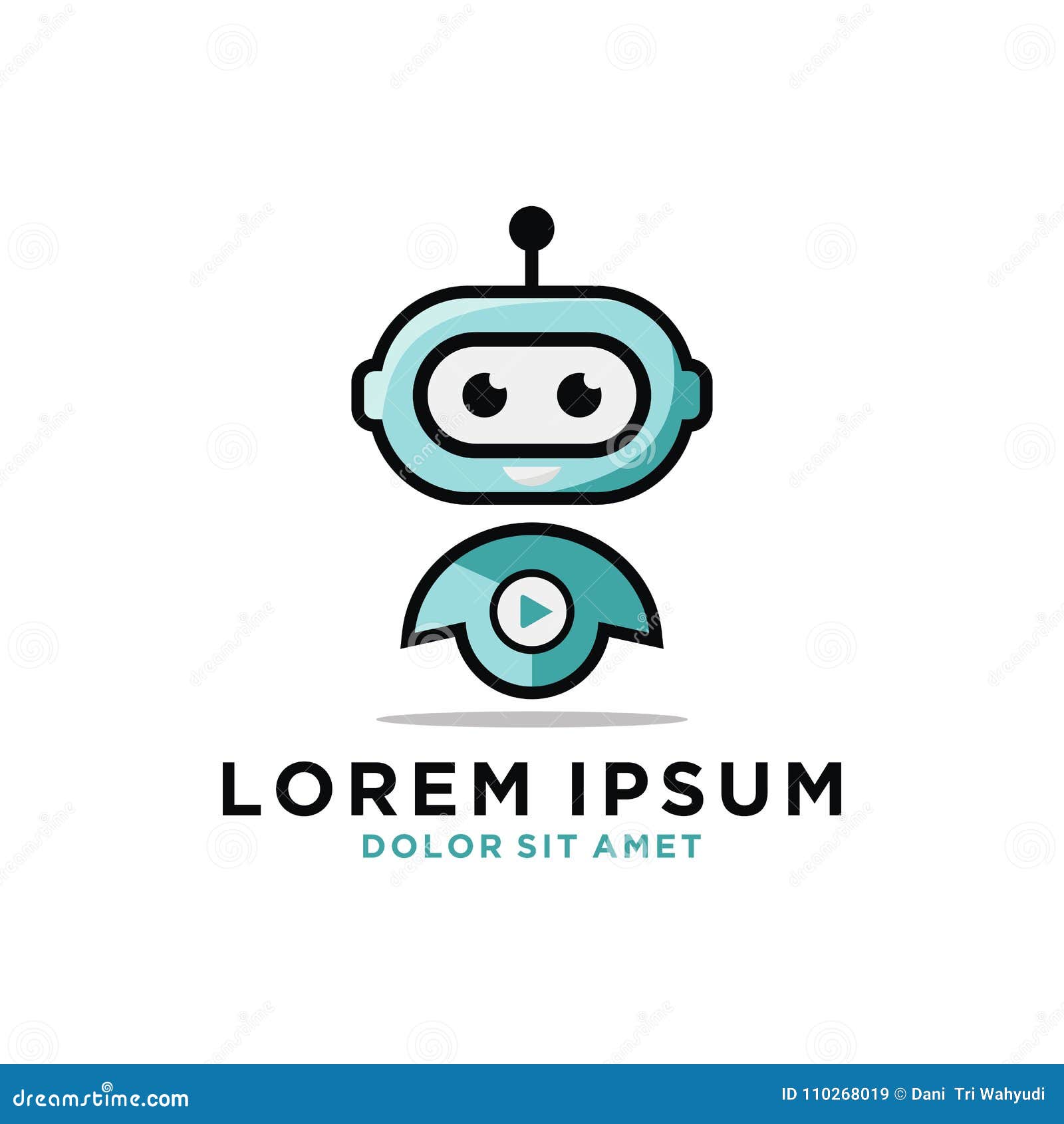 Robot Logo Design Element- Vector Illustration for Technology Business ... Robot Logo Design Element- Vector Illustration for Technology Business ...