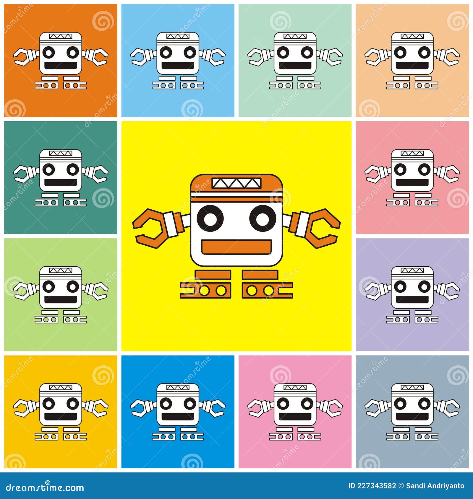 Robot Logo Vector Illustration - Future Technology - Artificial ...