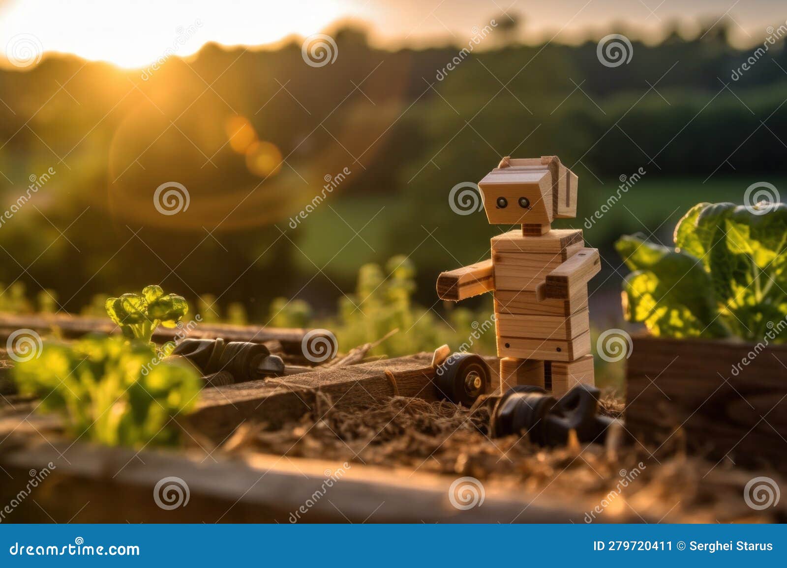 Robot Made Of Graphene And Polymers On An Electronic Background ...