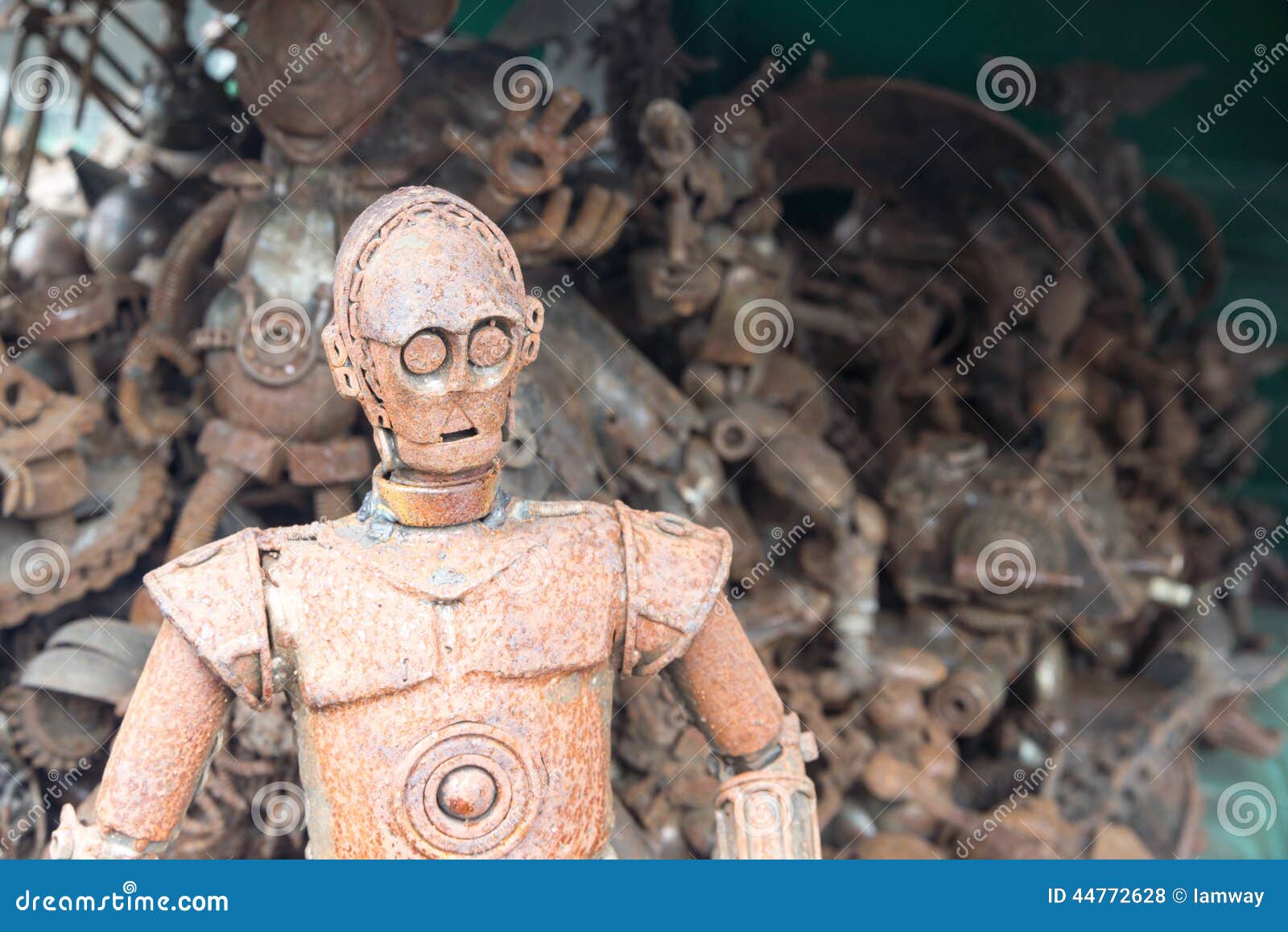 Scrap Robot Stock Image | CartoonDealer.com #221852197