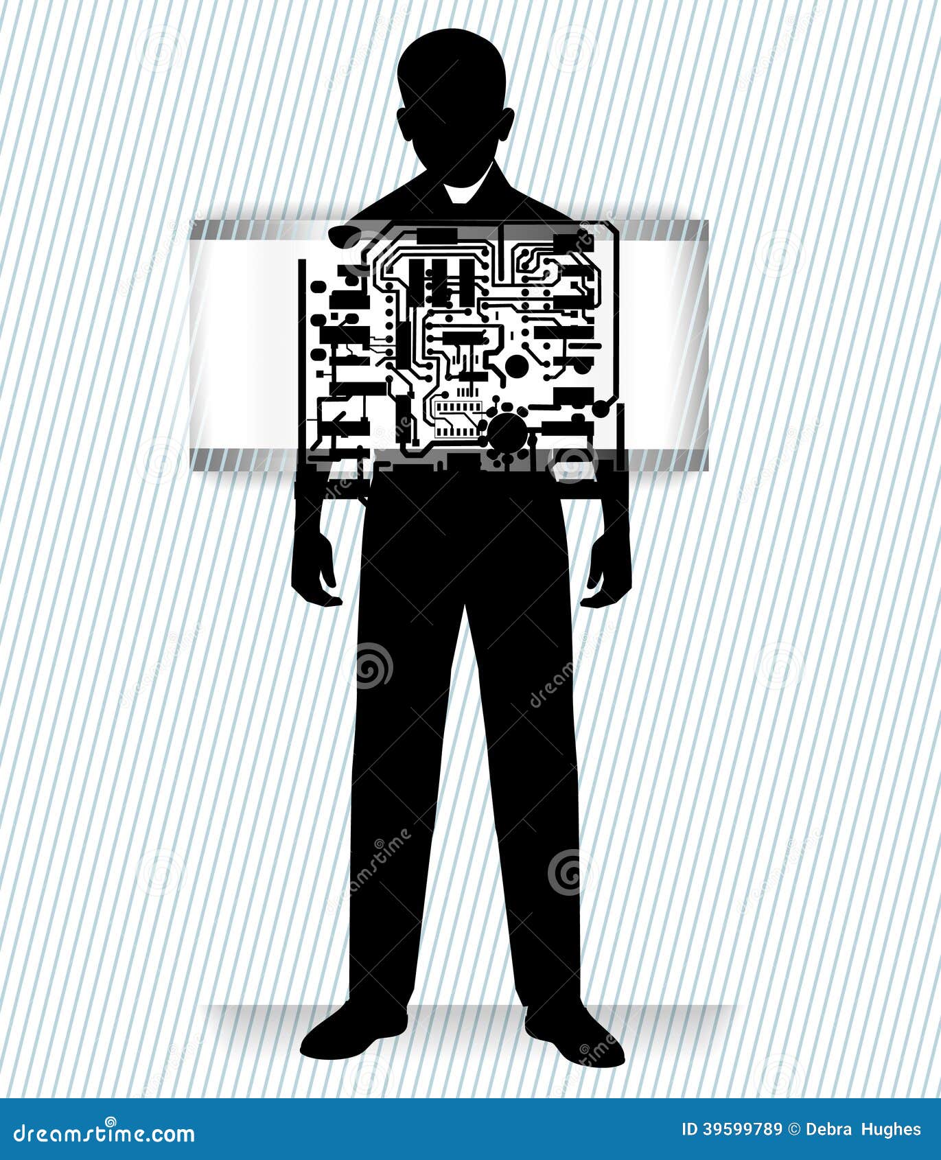 Robot man stock vector. Illustration of concept, communication - 39599789