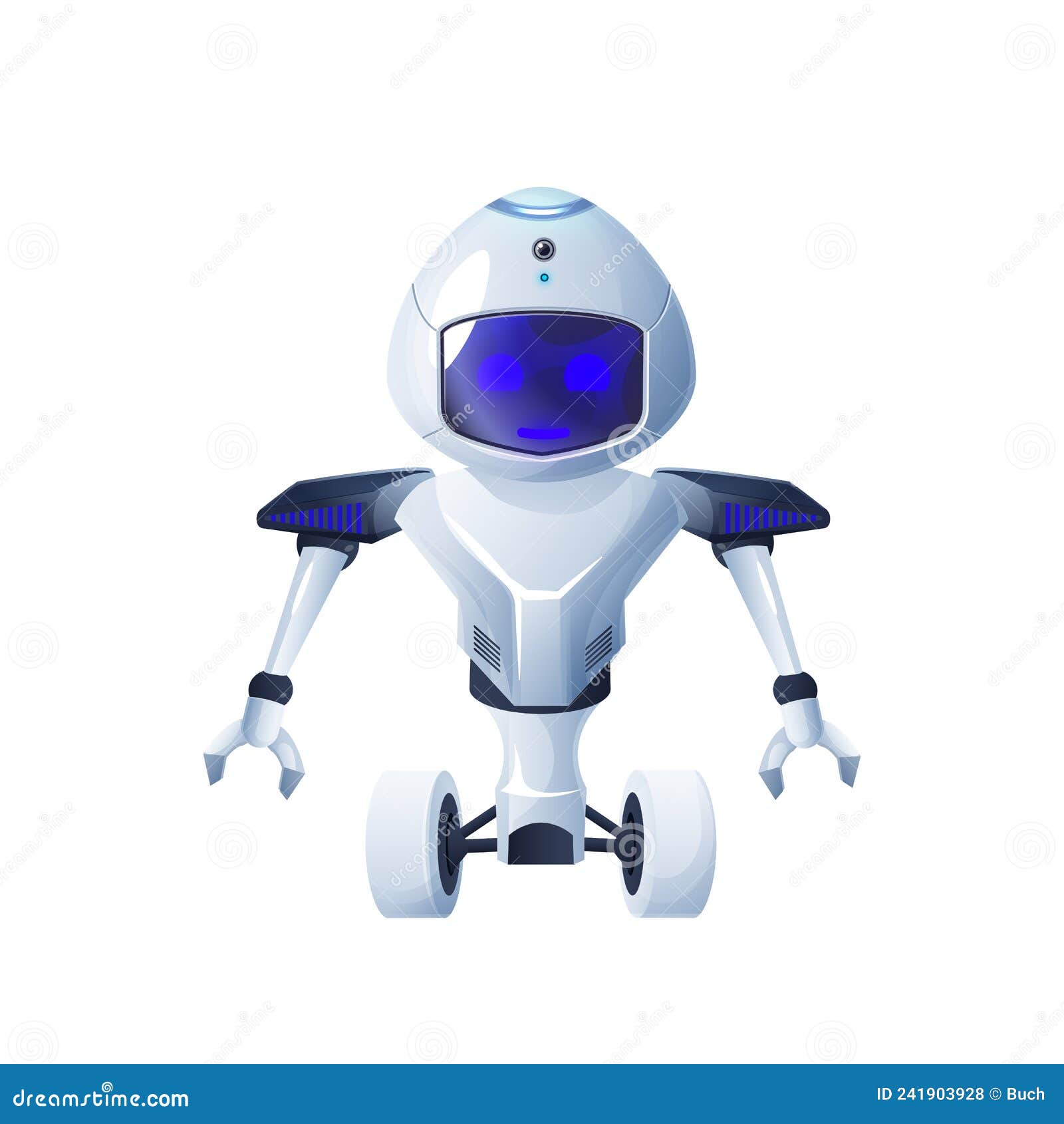 Robot Mechanical Hi Tech Machine Helper Innovation Stock Vector ...