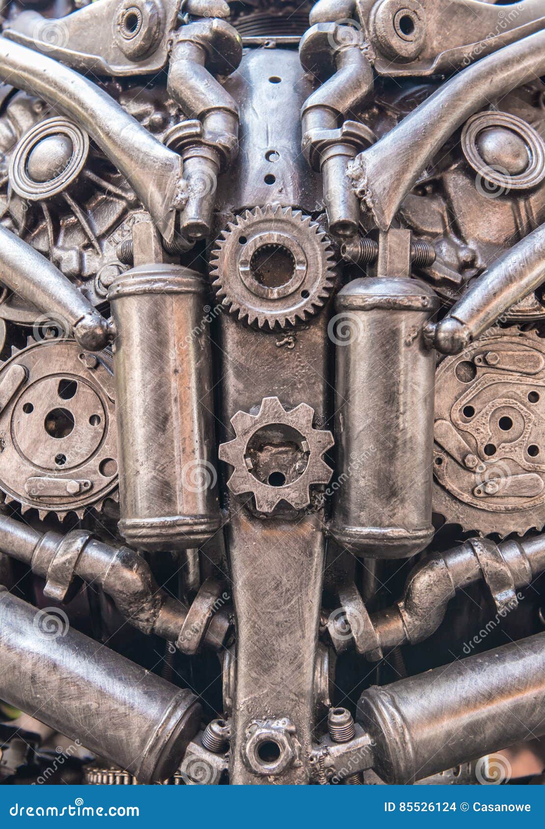 Robot Mechanical Ratchets Bolts and Nuts for Background Stock Photo ...