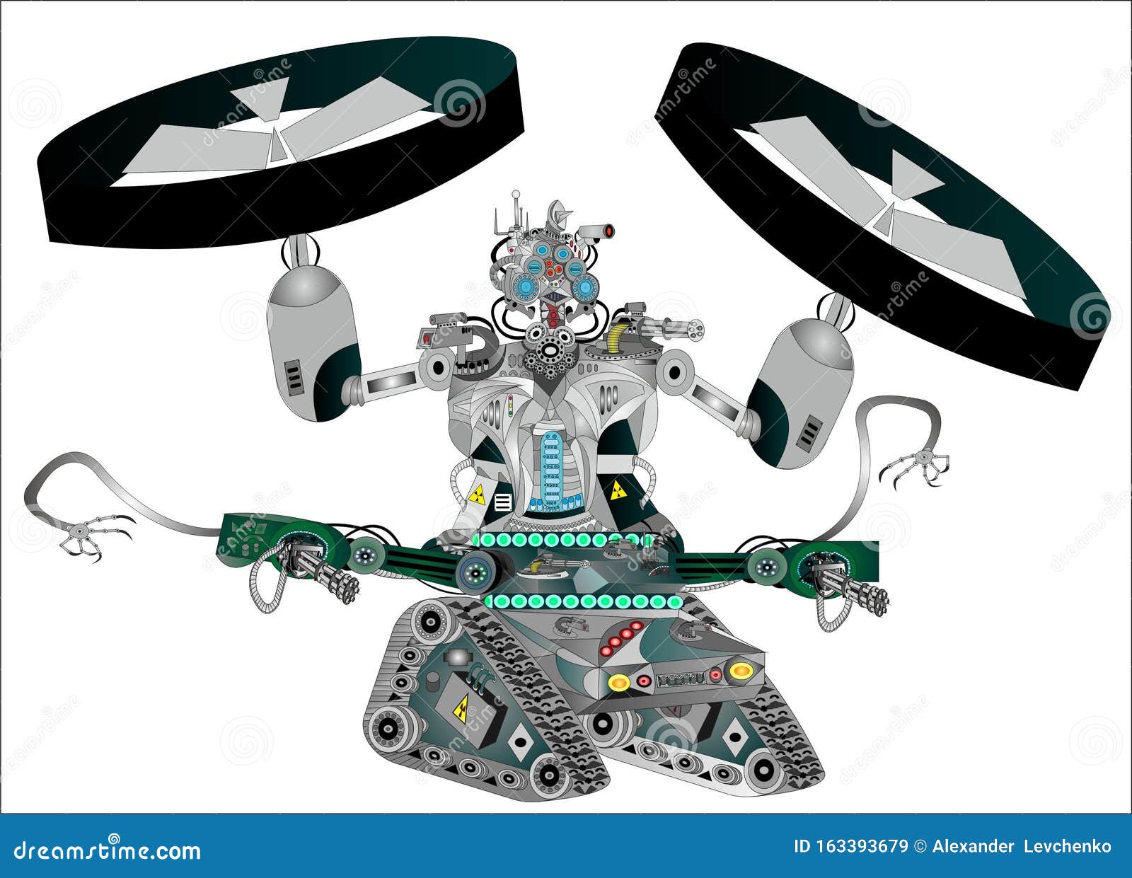 Flying Military Robots