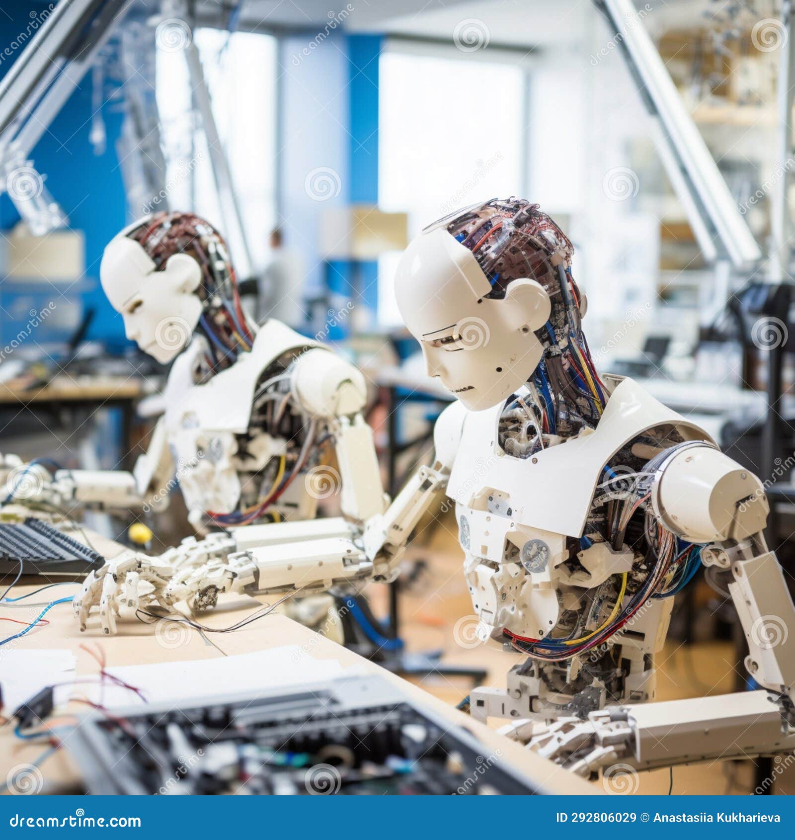 Robot 3d Model, 3d Render, Sci-fi Mech, Future Space Android Stock ...