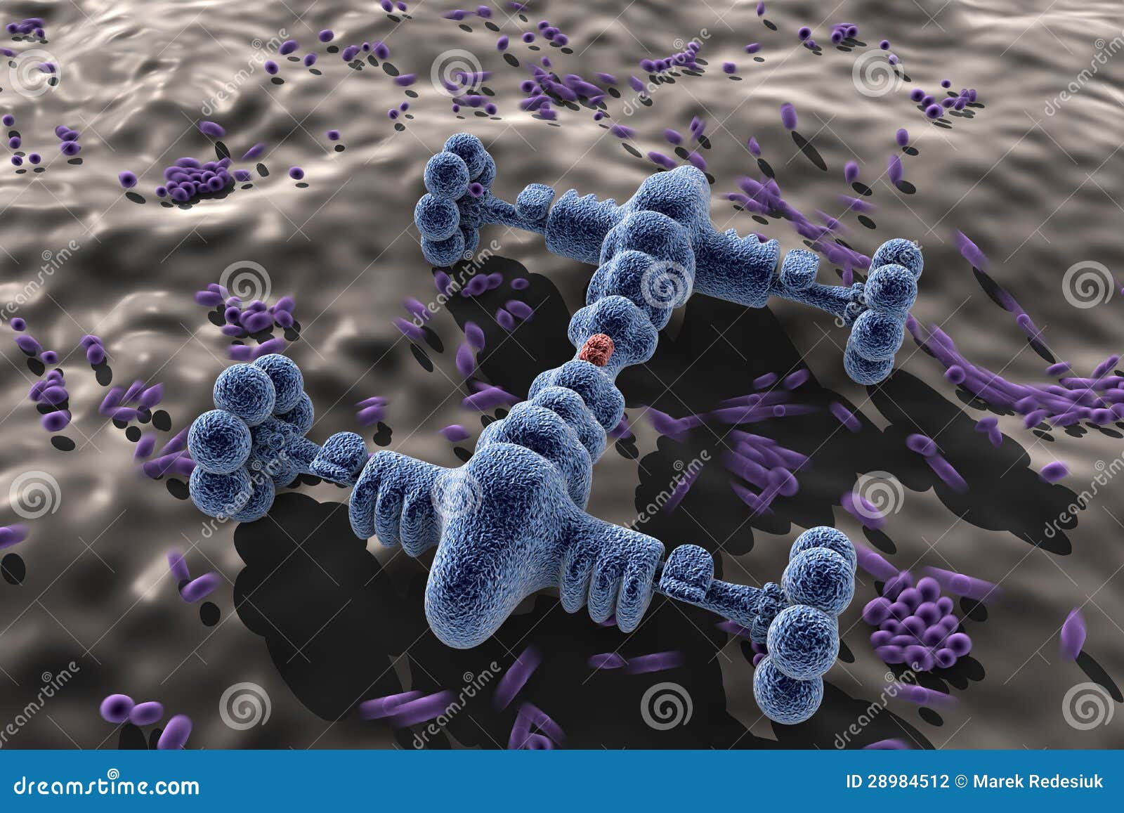 Robot Nani - Tecnologia Alla Nano-scala Illustrazione di Stock ...