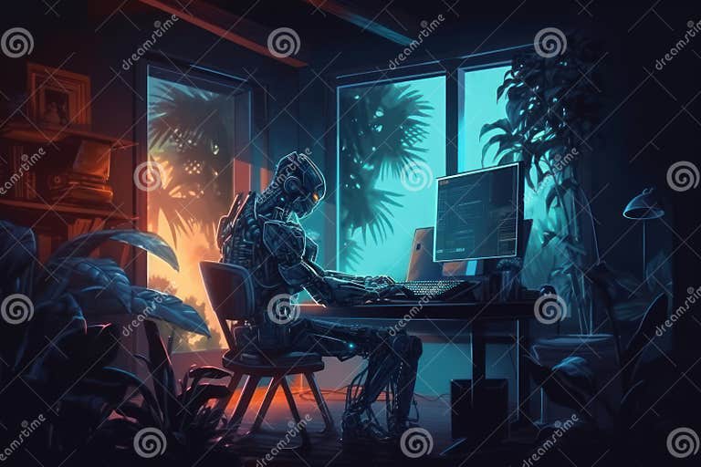 Robot. New Technologies. Artificial Intelligence. GPT Chat. OpenAI ...