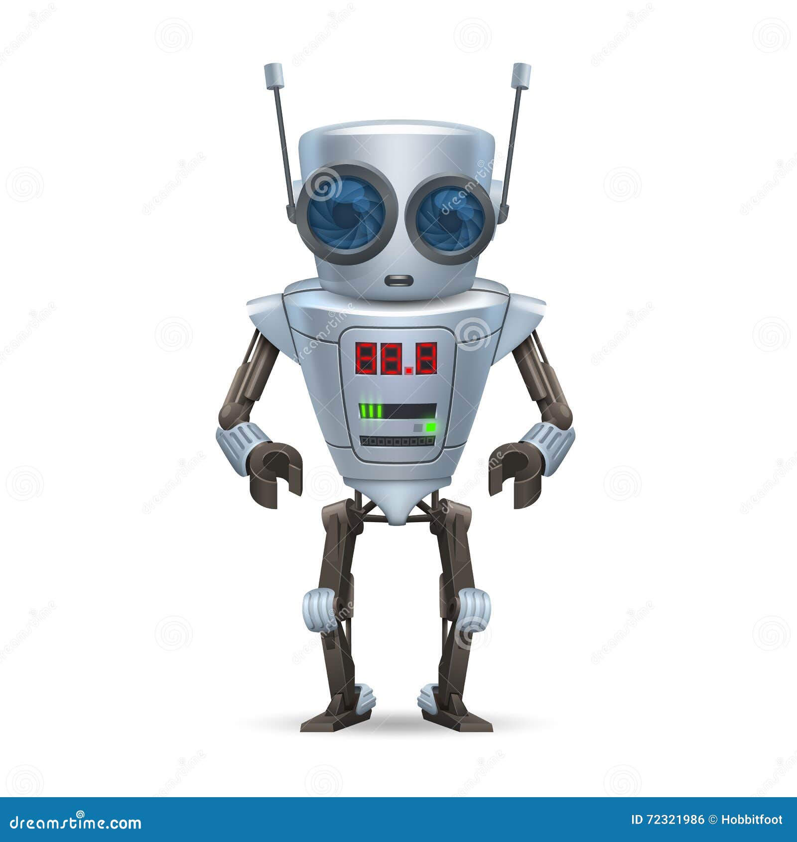 Robot Object Sing Technology Art, Vector Illustration Stock Vector ...