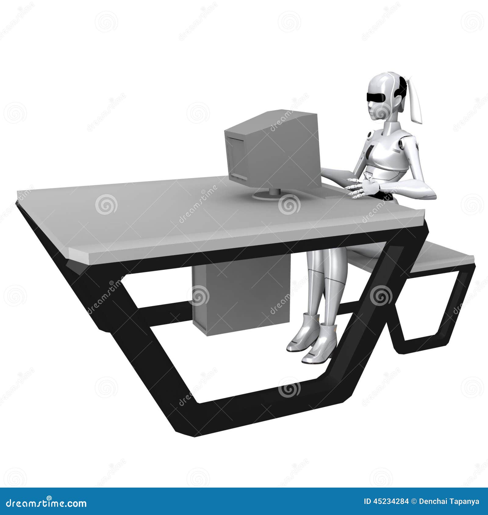 Robot Old Computer 2 Stock Illustrations – 12 Robot Old Computer 2 ...