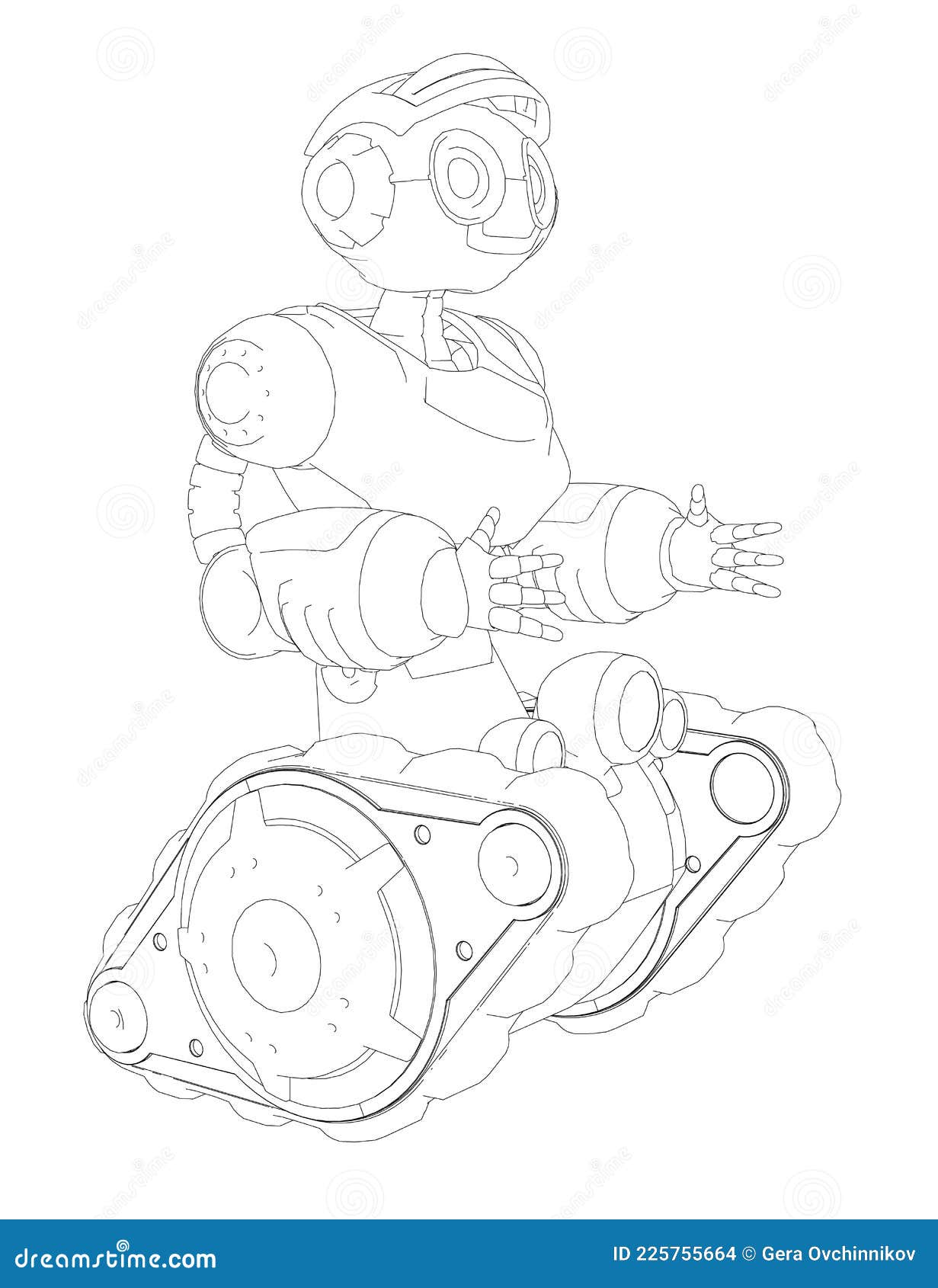 Robot Outline Icon. Signs And Symbols Can Be Used For Web, Logo, Mobile ...