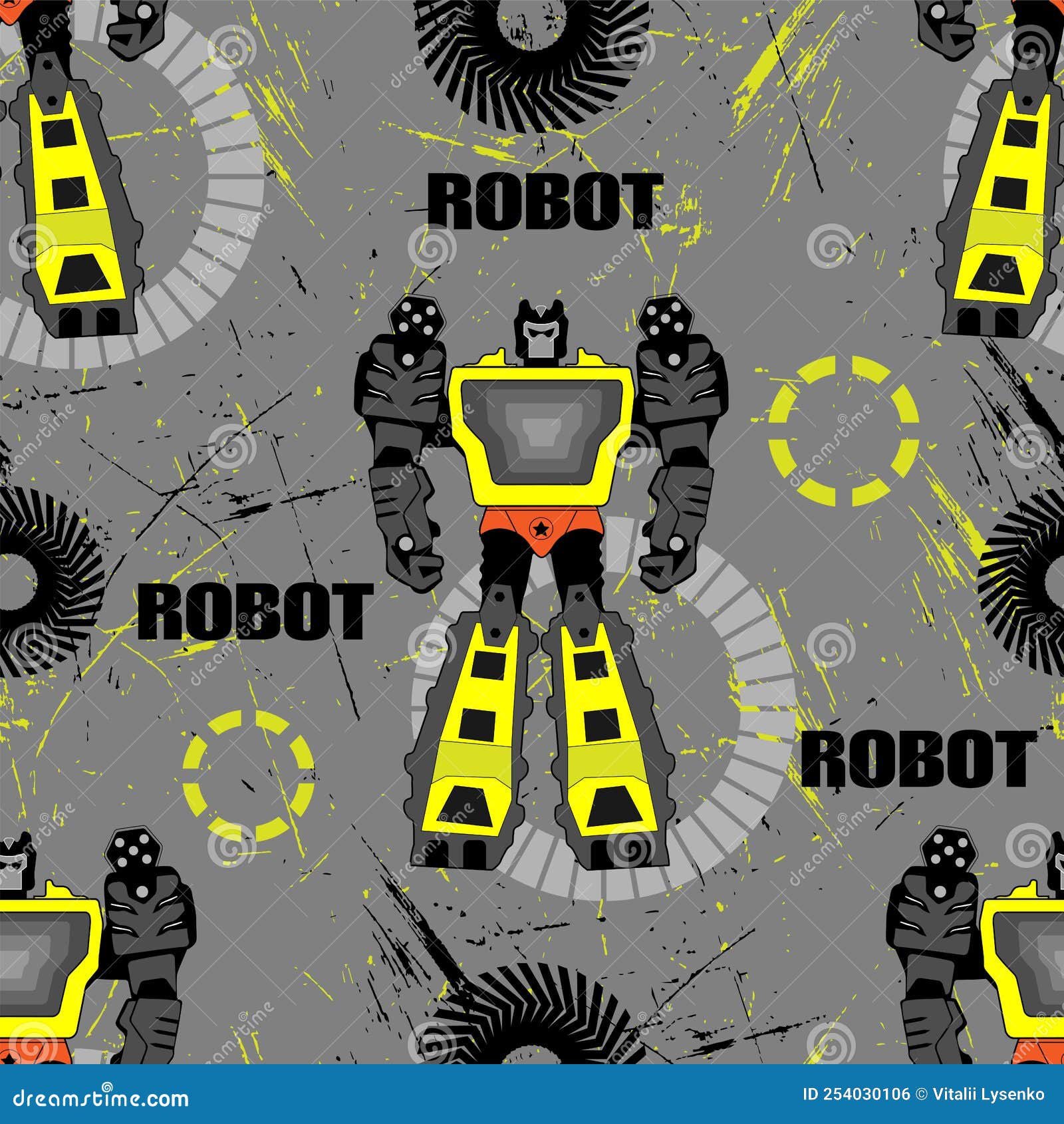 Robot Elements. Cartoon Android Character Animation Set, Futuristic ... Robot Elements. Cartoon Android Character Animation Set, Futuristic ...