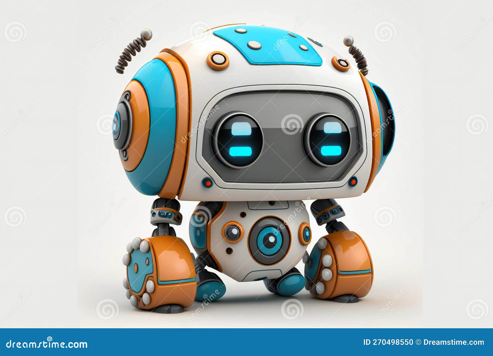 Robot Pet Smart and Modern Concept Stock Illustration - Illustration of ...