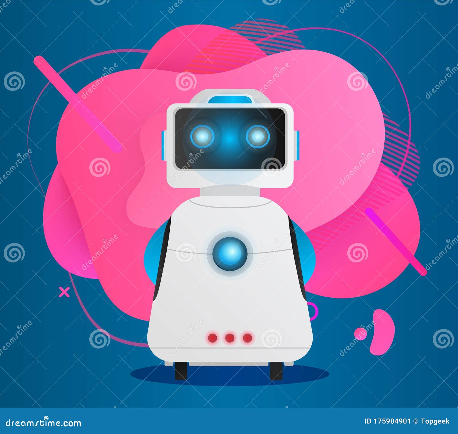 Robot Presentation Characters Vector Set. Robots Character Presenting ... Robot Presentation Characters Vector Set. Robots Character Presenting ...
