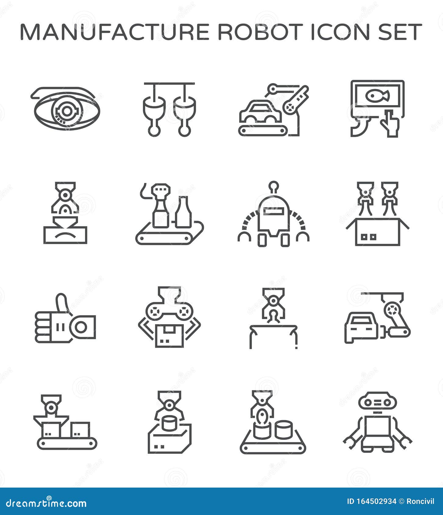 Robot Production Line Royalty-Free Stock Photography | CartoonDealer ...