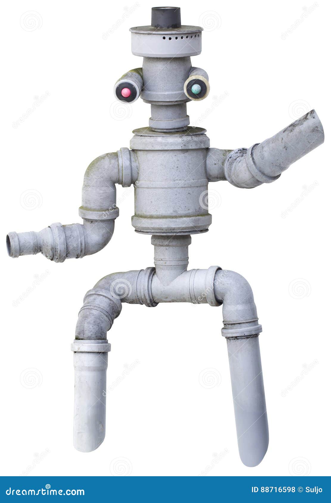Robot Puppet Cutout stock photo. Image of mechanism, cutout - 88716598
