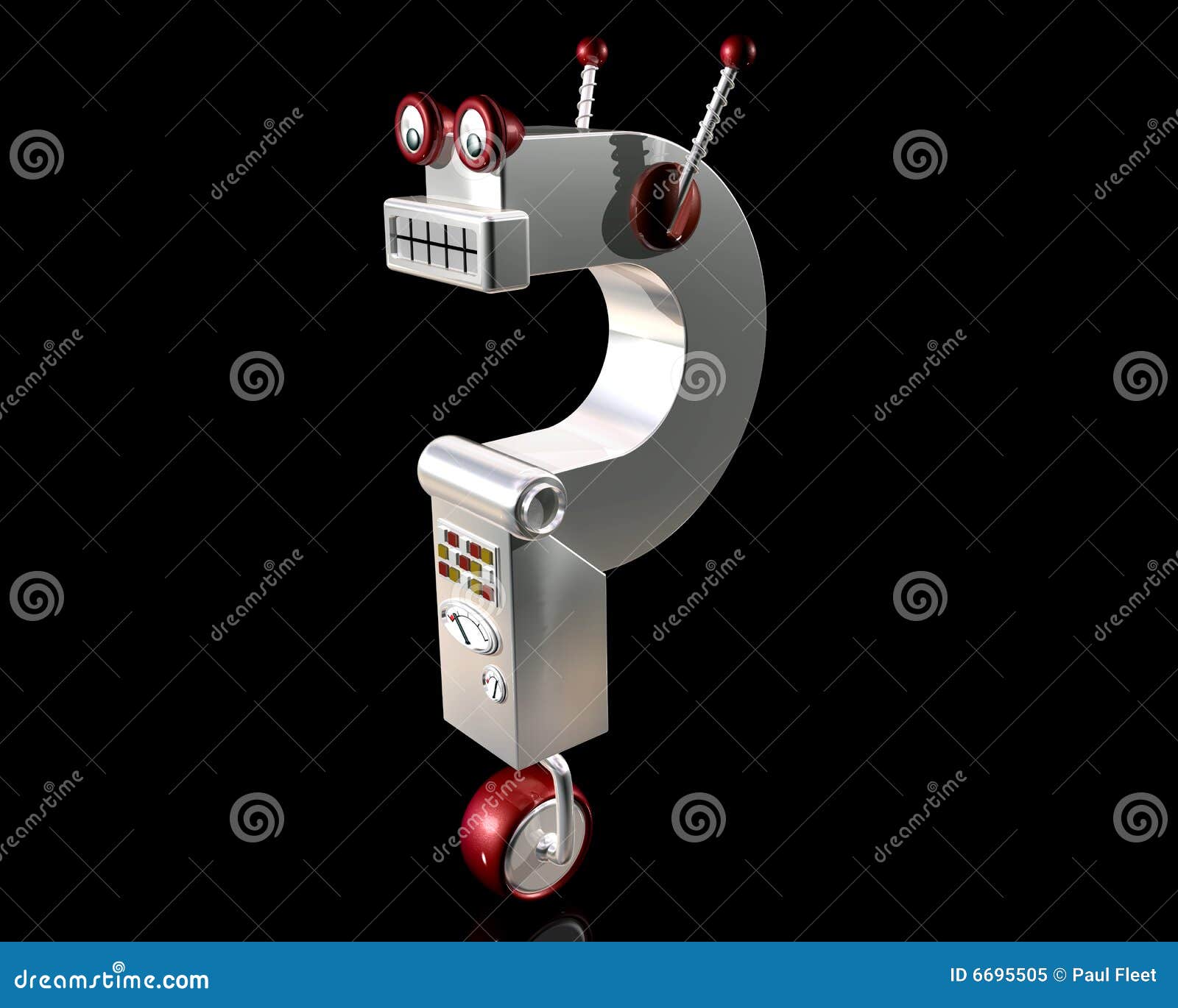 Robot Question Marks Royalty-Free Stock Photography | CartoonDealer.com ...