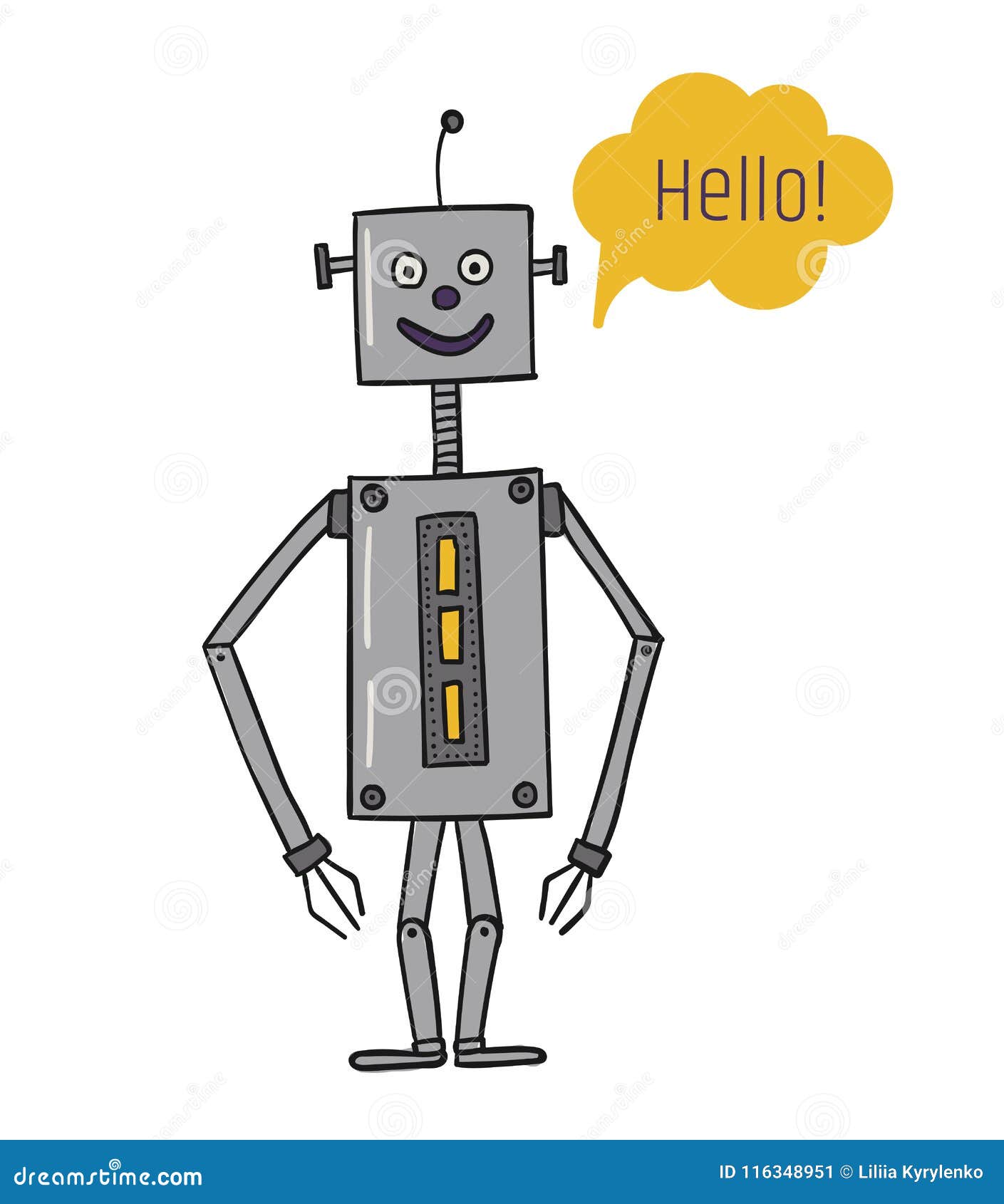 Robot is Rectangular. a Square Bot Says. Artificial Intelligence ...