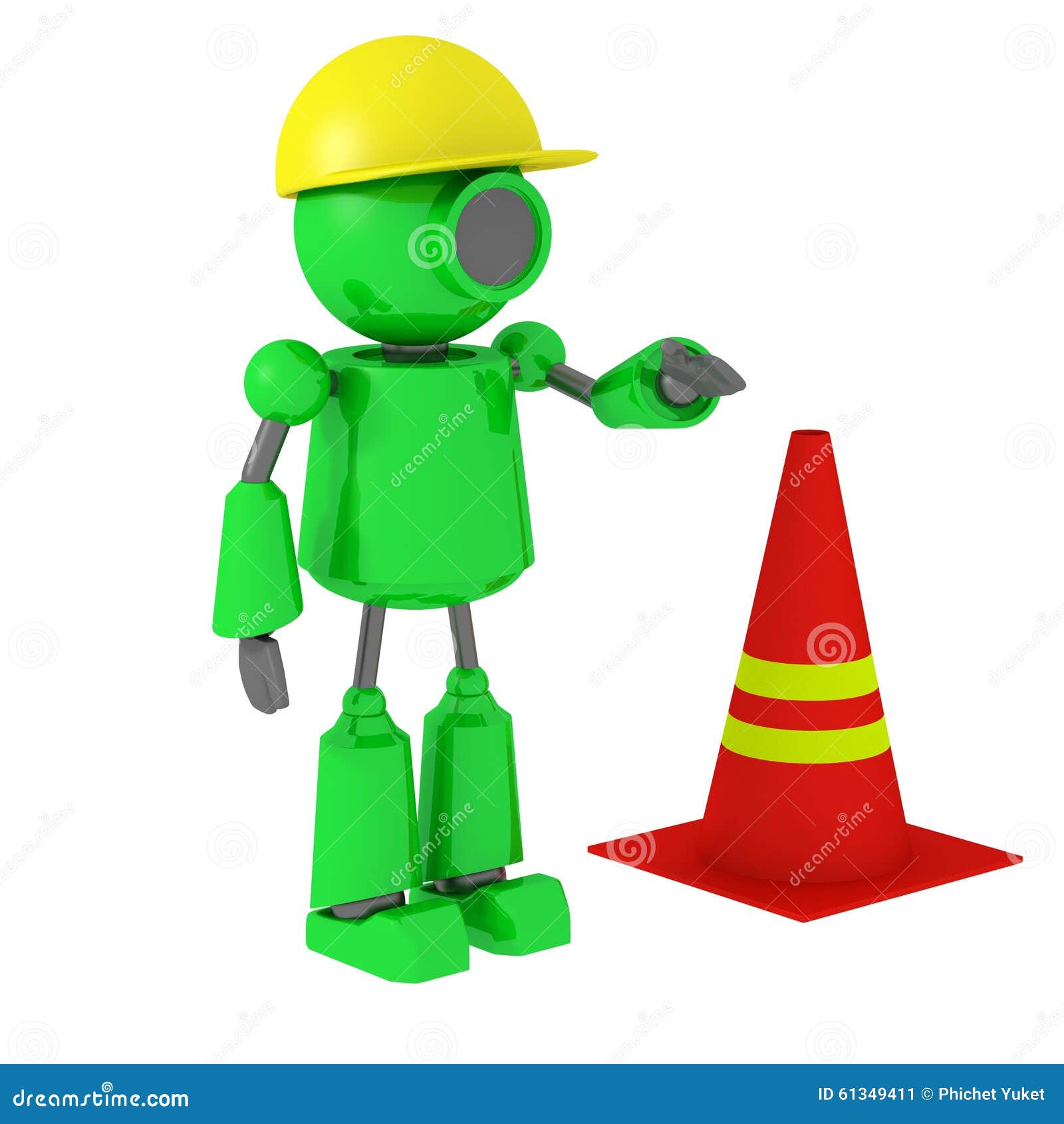 Dog Robot Repair Cartoon Vector | CartoonDealer.com #115902027