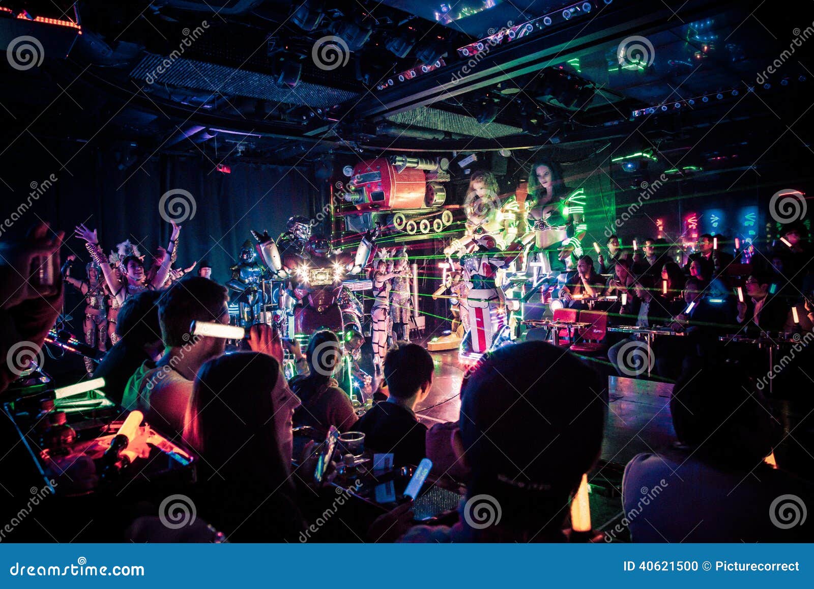 Robot Restaurant // Tokyo, Japan Editorial Image - Image of gates ...