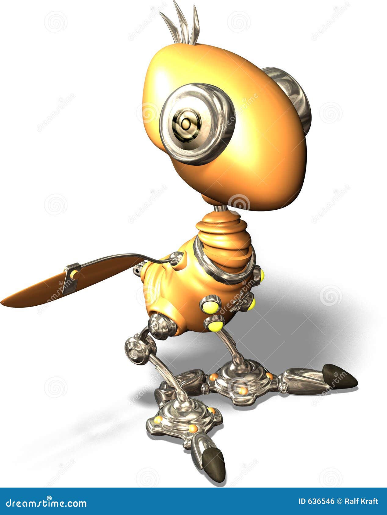 Robot Robin Stock Photo | CartoonDealer.com #636546