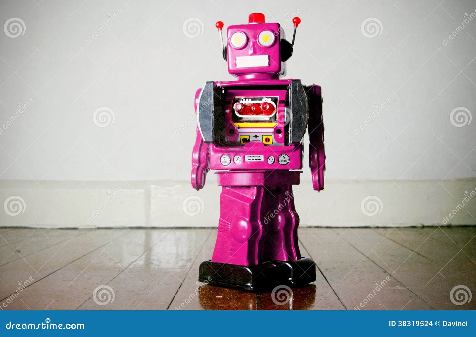 Robot rosado foto de archivo. Imagen de concepto, standing - 38319524