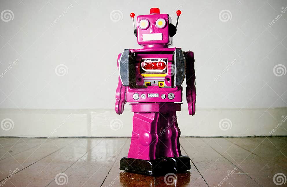 Robot rose photo stock. Image du rose, rétro, concept - 38319524