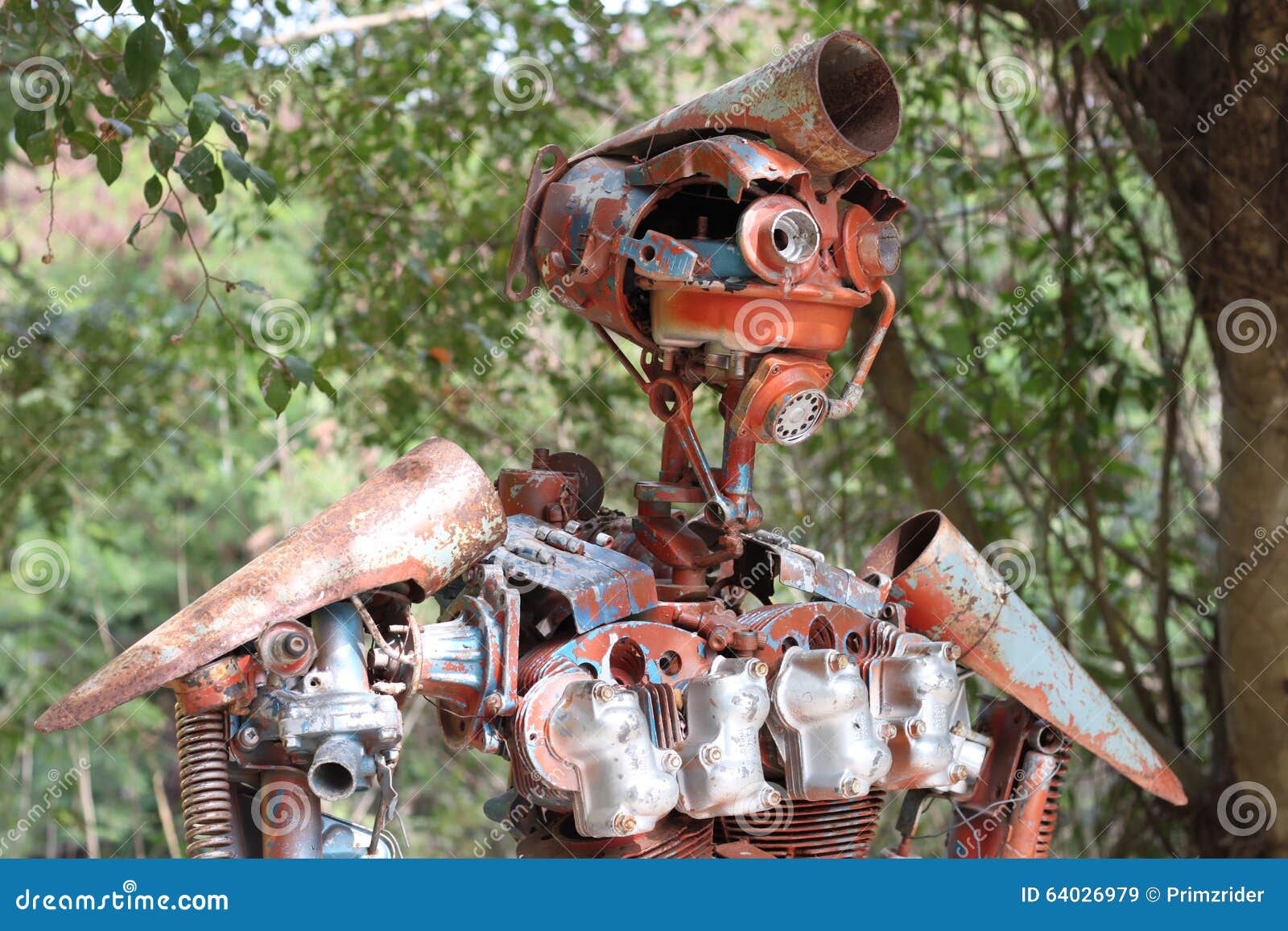 Scrap Robot Stock Image | CartoonDealer.com #221852197