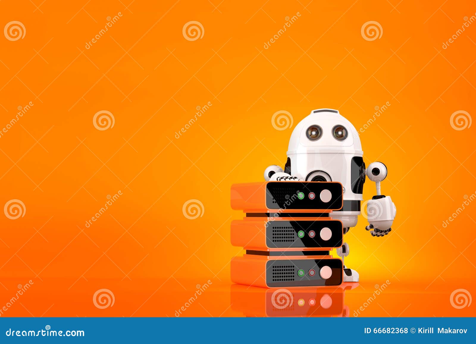 Robot Server Holding A Glass Of Champagne Celebrating New Year 2025 In ...
