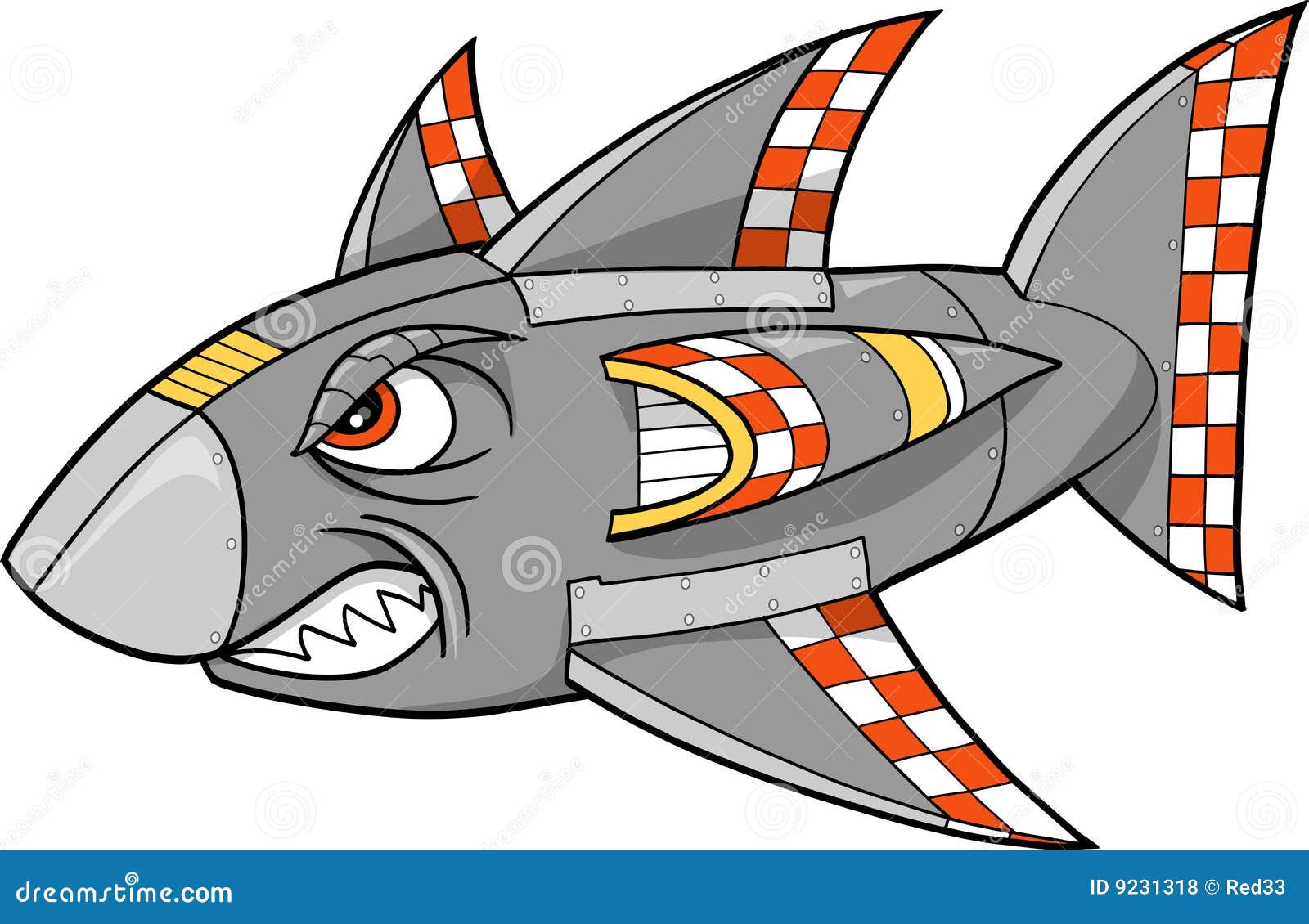 Shark Cyborg Animal Detailed Infographic, Full Details Anatomy Poster ...