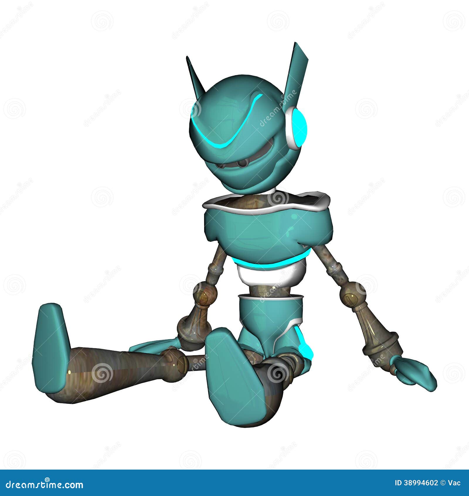 Robot Shutdown stock illustration. Illustration of design - 38994602