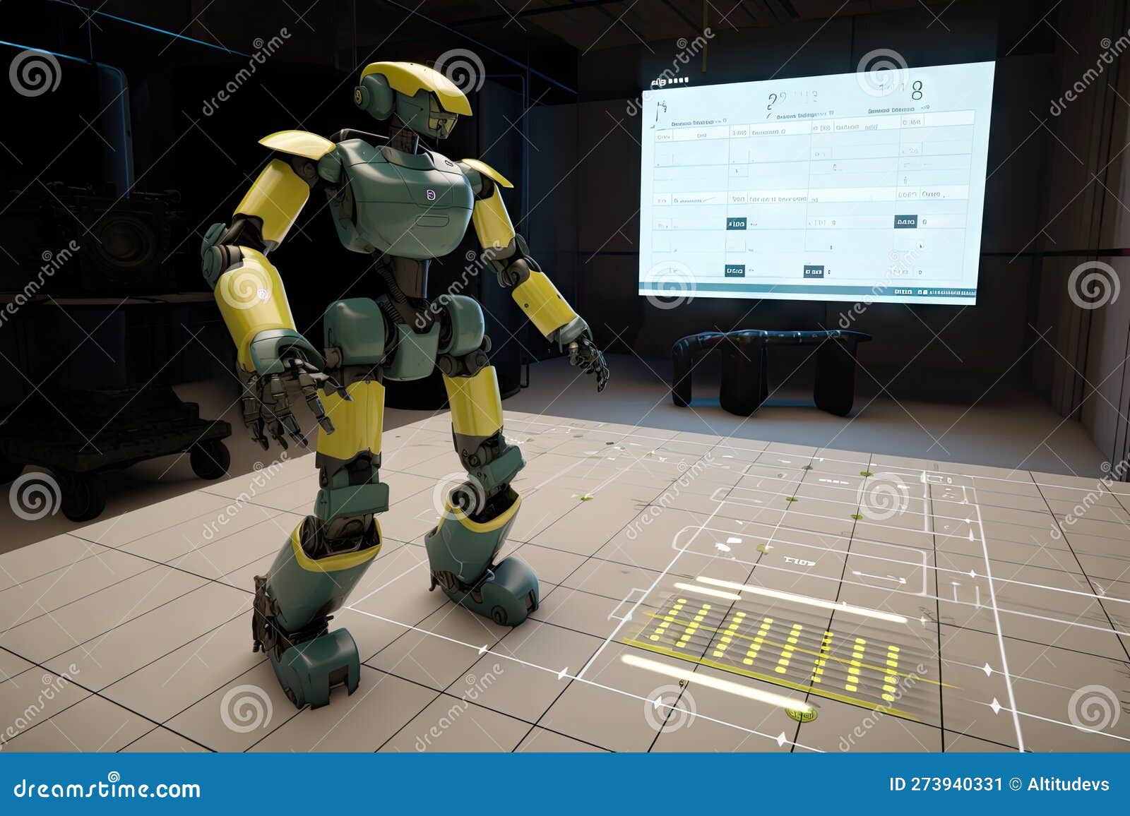 Robot Simulation, with Simulated Sensor Data and Response Behavior ...