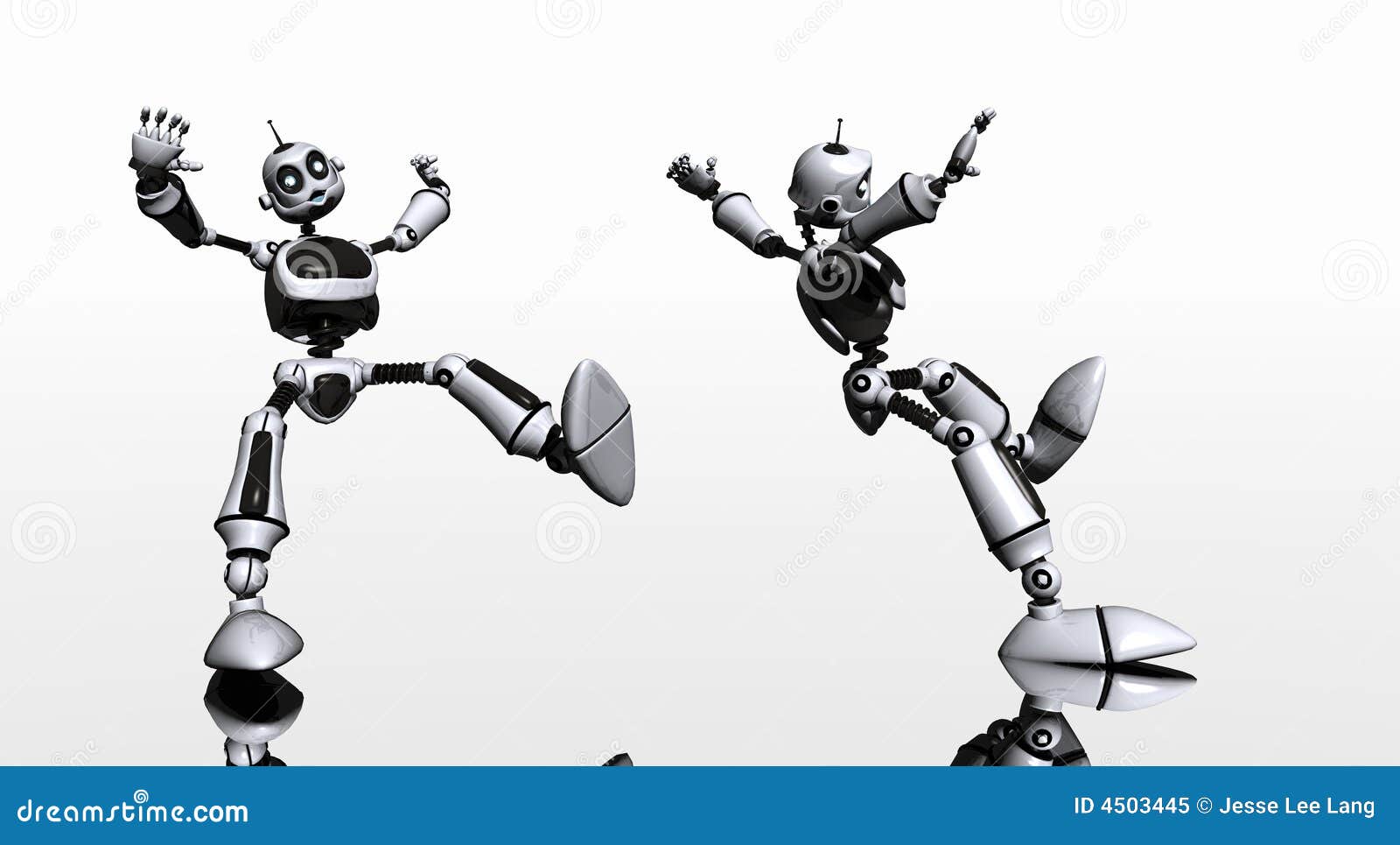 Robot slips and falls stock illustration. Illustration of cyborg - 4503445