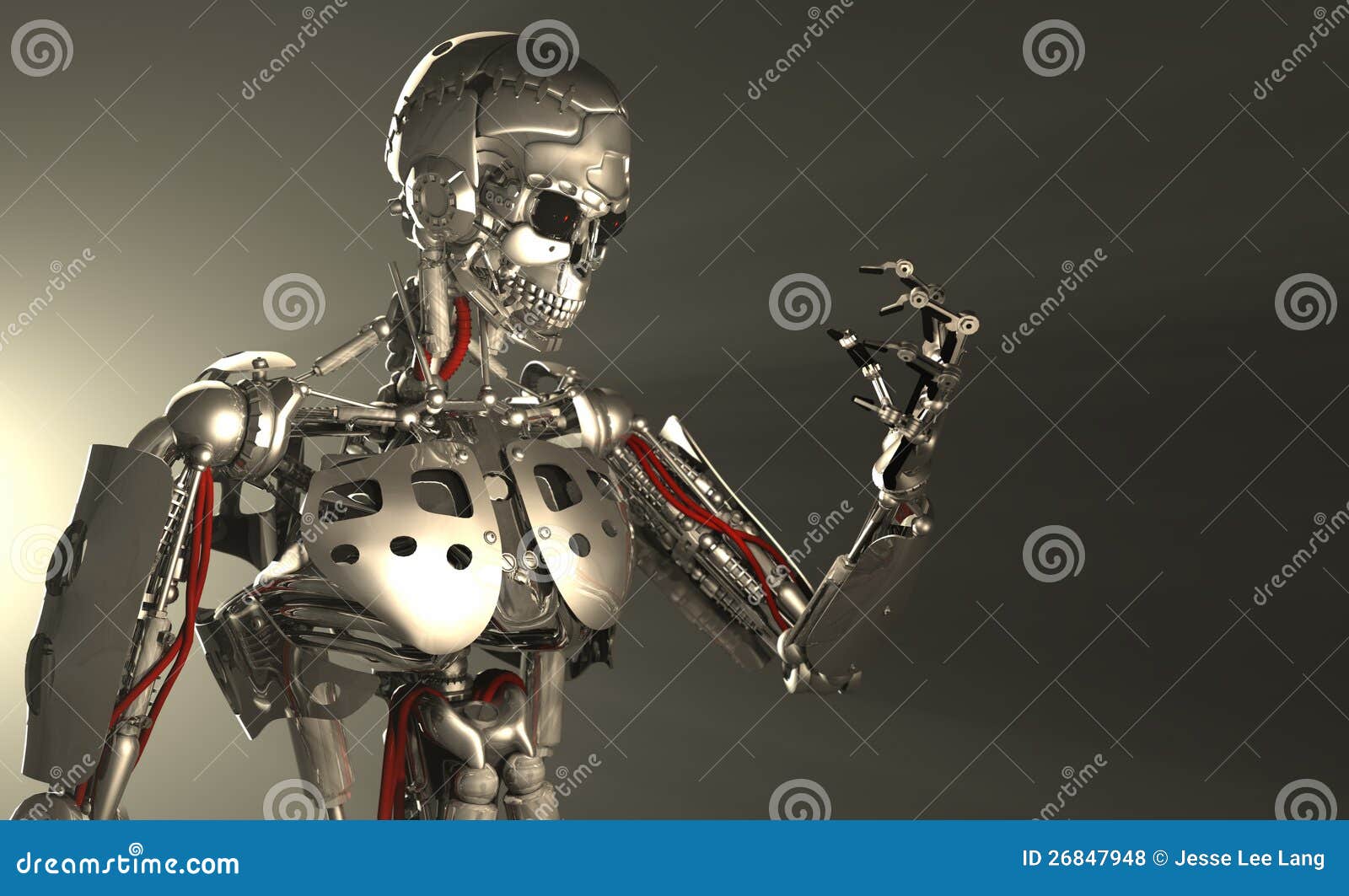 Robot soldier stock illustration. Illustration of science - 26847948