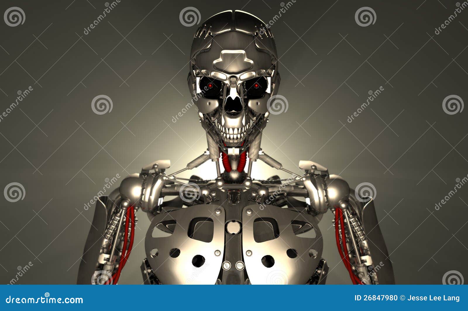 Robot soldier stock illustration. Illustration of technology - 26847980