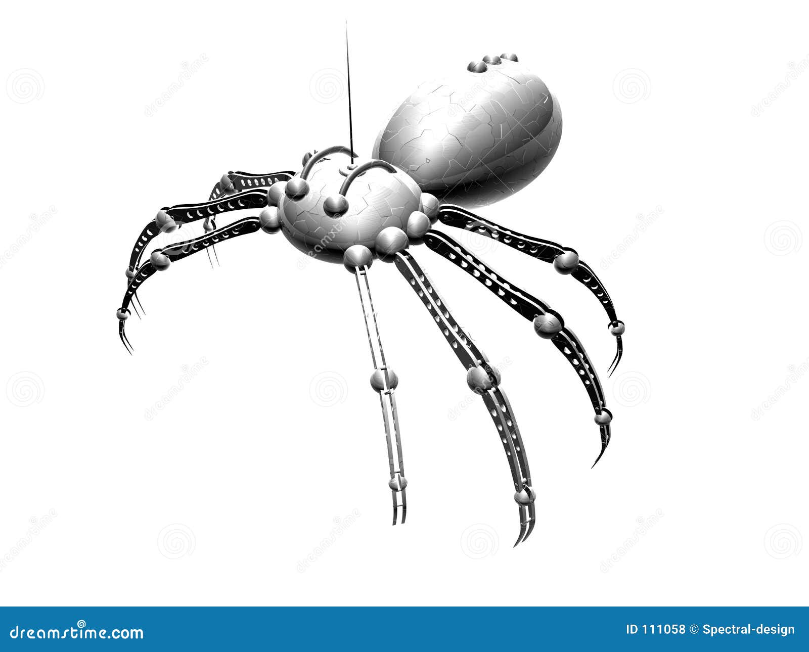 Robot Spider 1 stock illustration. Illustration of control - 111058
