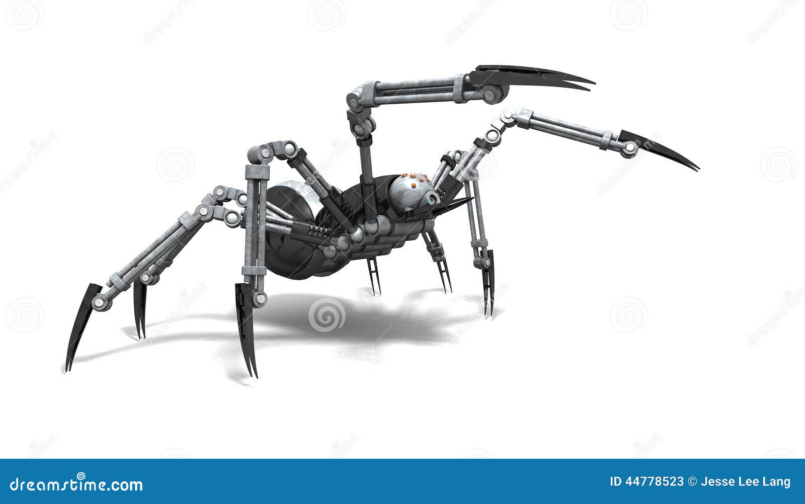 Robot Spider Terminator Cyborg Cartoon Vector | CartoonDealer.com ...