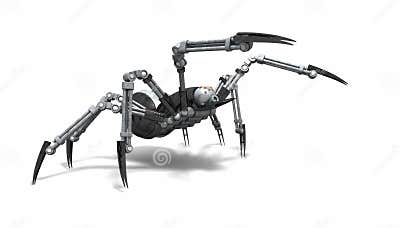 Robot spider stock illustration. Illustration of cyberspace - 44778523