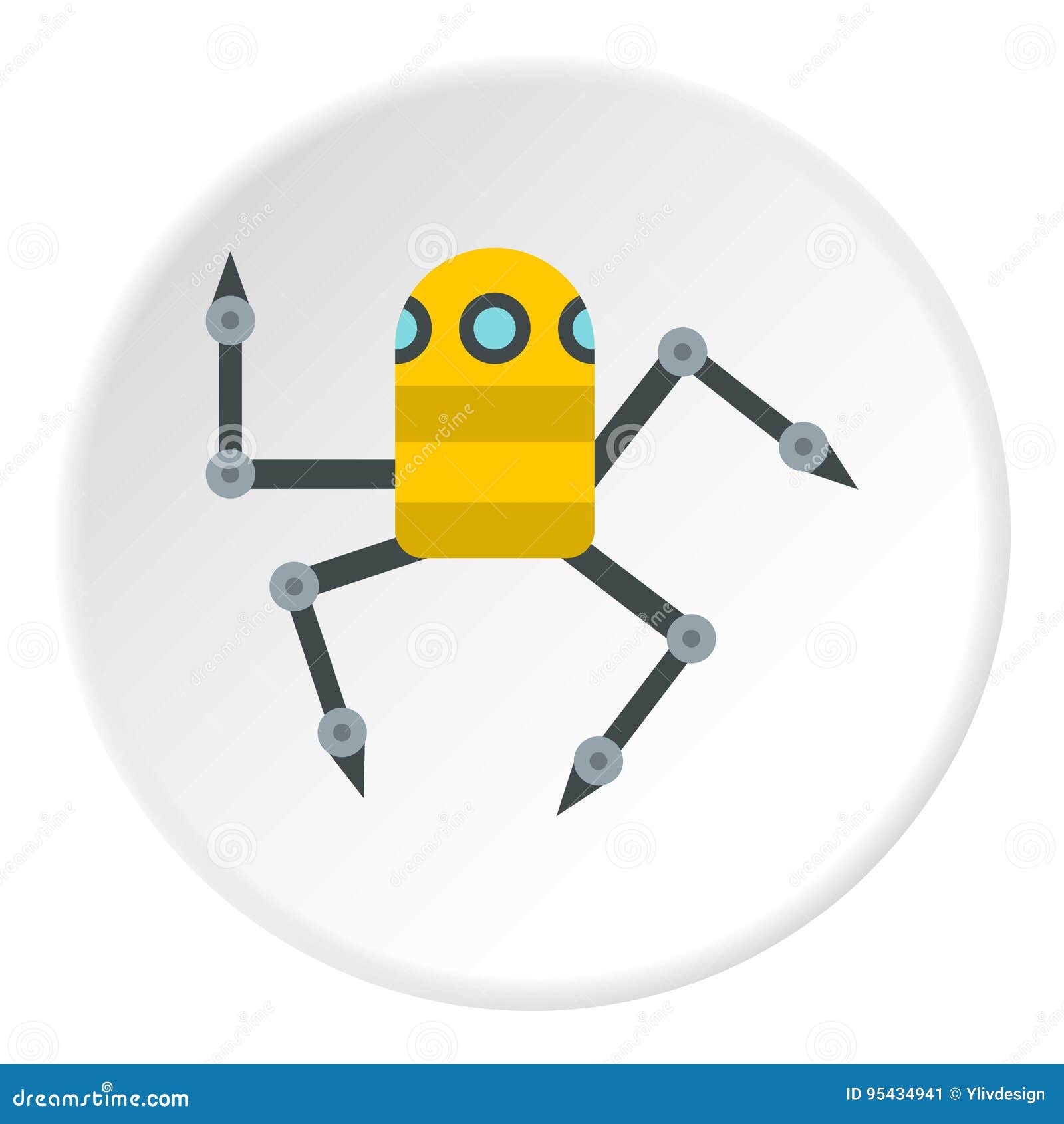 Robot Spider Stock Photography | CartoonDealer.com #44778542